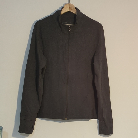 Pact | Jackets & Coats | Pact Dark Charcoal Jacket With Sleek Design ...